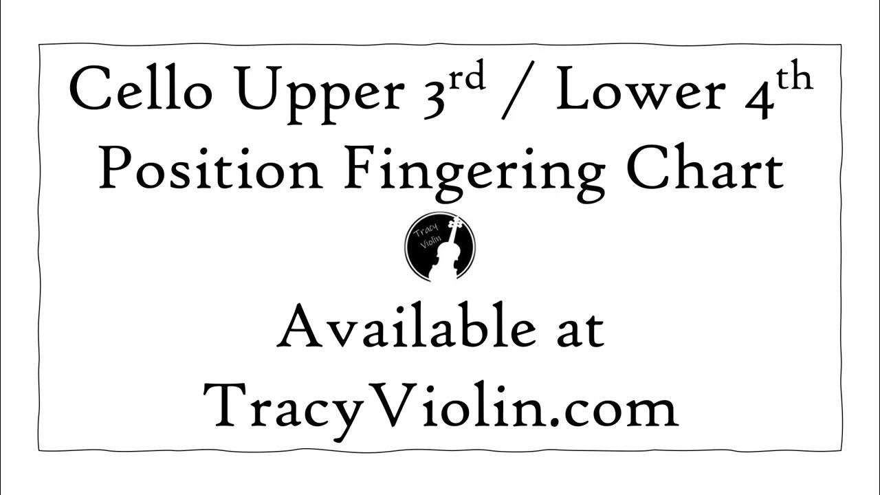 All Cello Notes in Upper 3rd/Lower 4th Position | Cello Upper 3rd/Lower ...