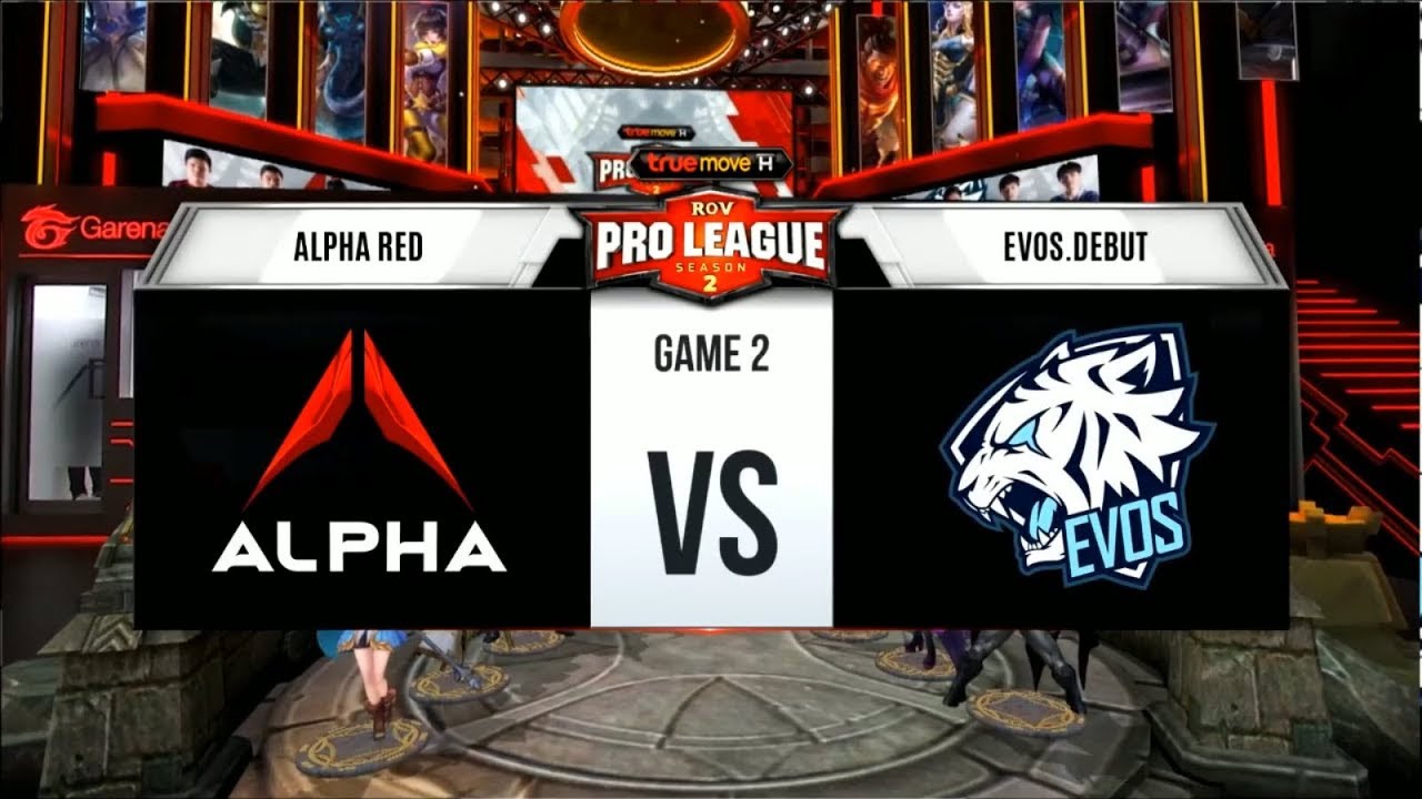 (17/09/61)Match 2 ALPHA Red 🆚 EVOS.Debut - YouTube