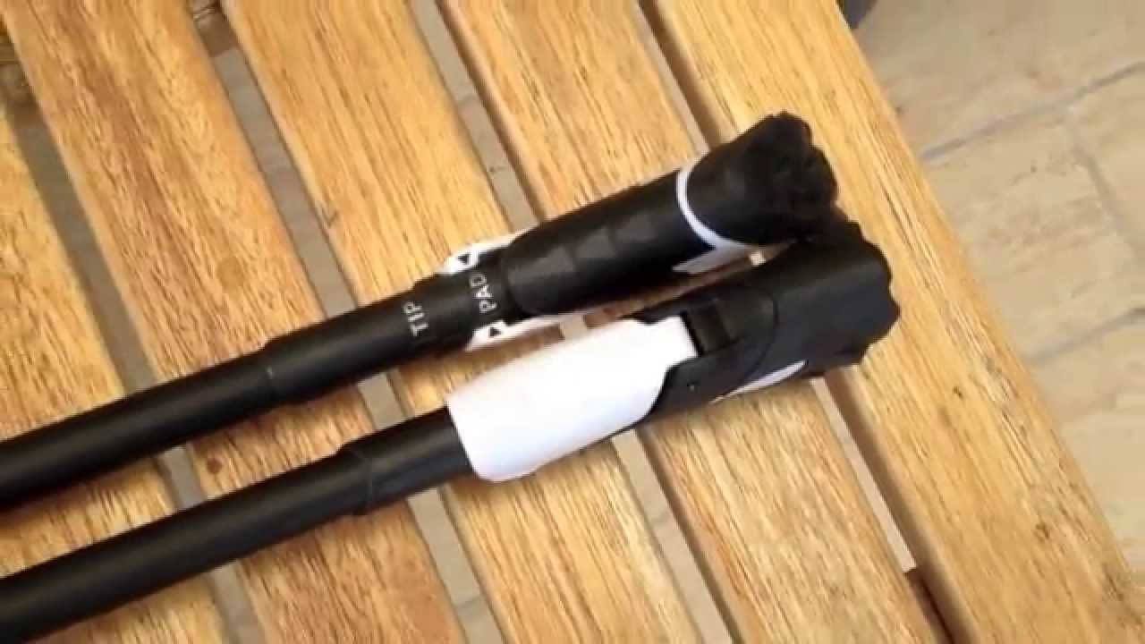 Leki Smart Carbon Nordic Walking con nuovo pad Smart Tip - YouTube