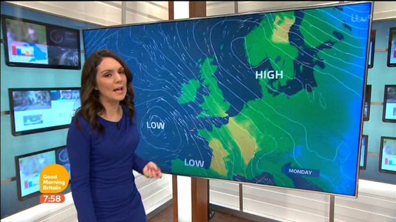 Laura Tobin GMB Weather 2017 02 13 - YouTube