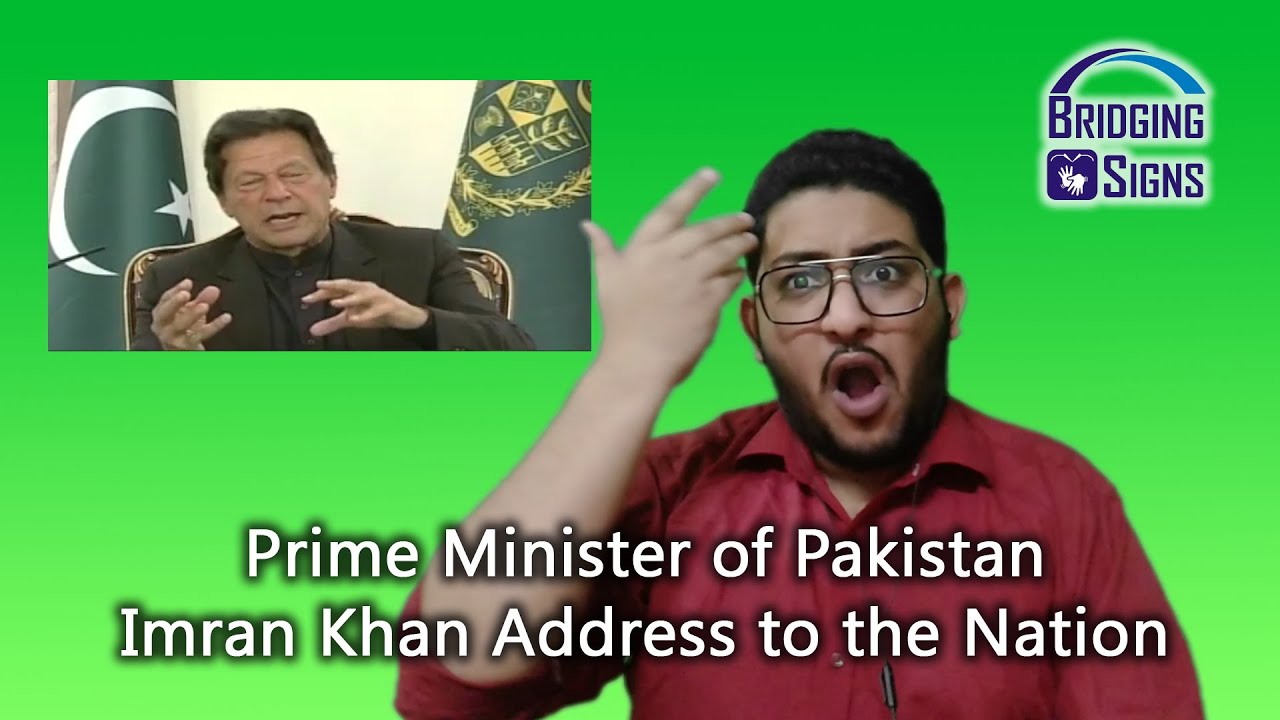 Prime Minister of Pakistan Address to the Nation Interpreted Pakistani ...