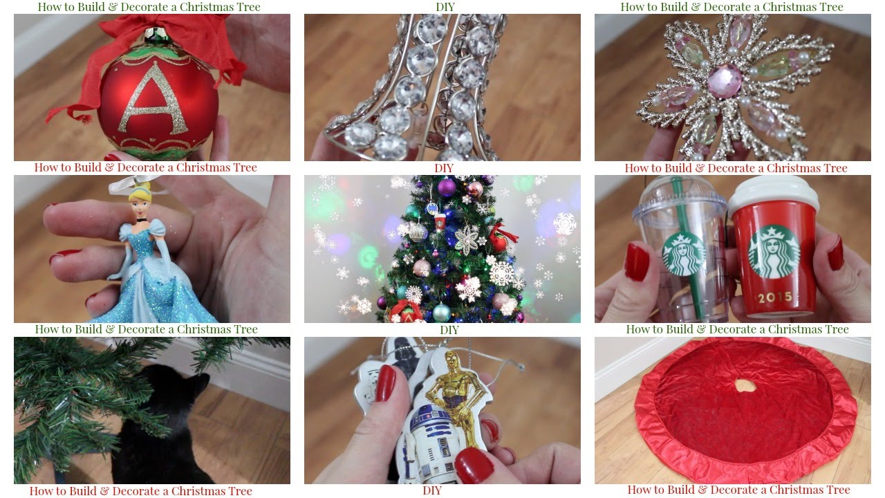 DIY: How to Build & Decorate a Christmas Tree - YouTube
