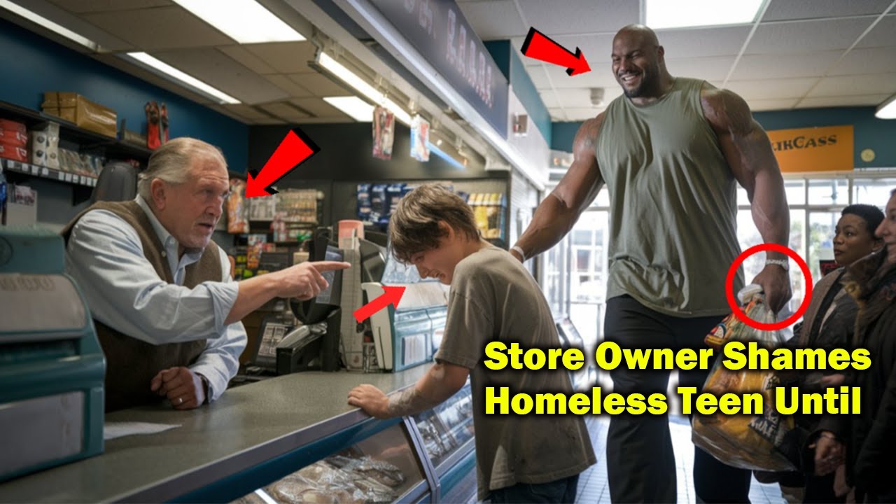 Store Owner Shames Homeless Teen Until Big Shaq Shows Up with a ...