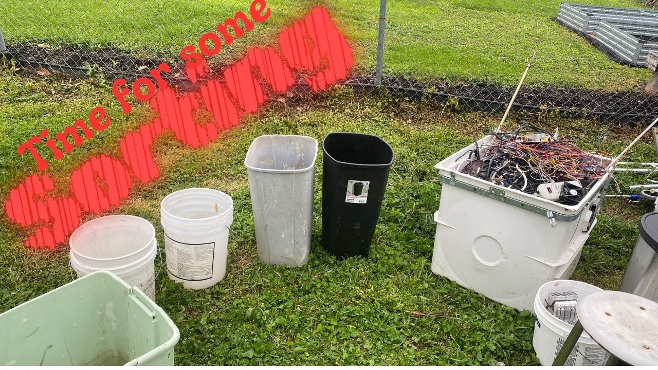 Let's Organize Some Scrap Metal at the Scrap Shack! - YouTube