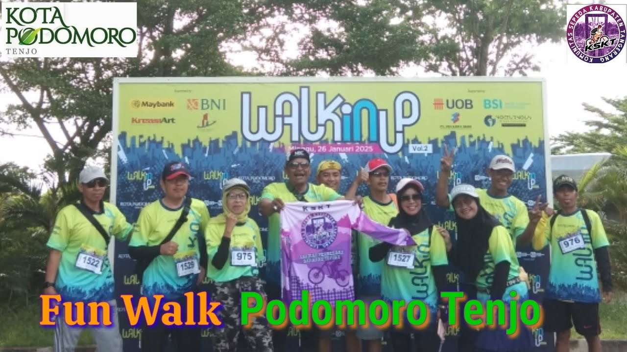 Fun Walk Podomoro Tenjo 2025 - YouTube