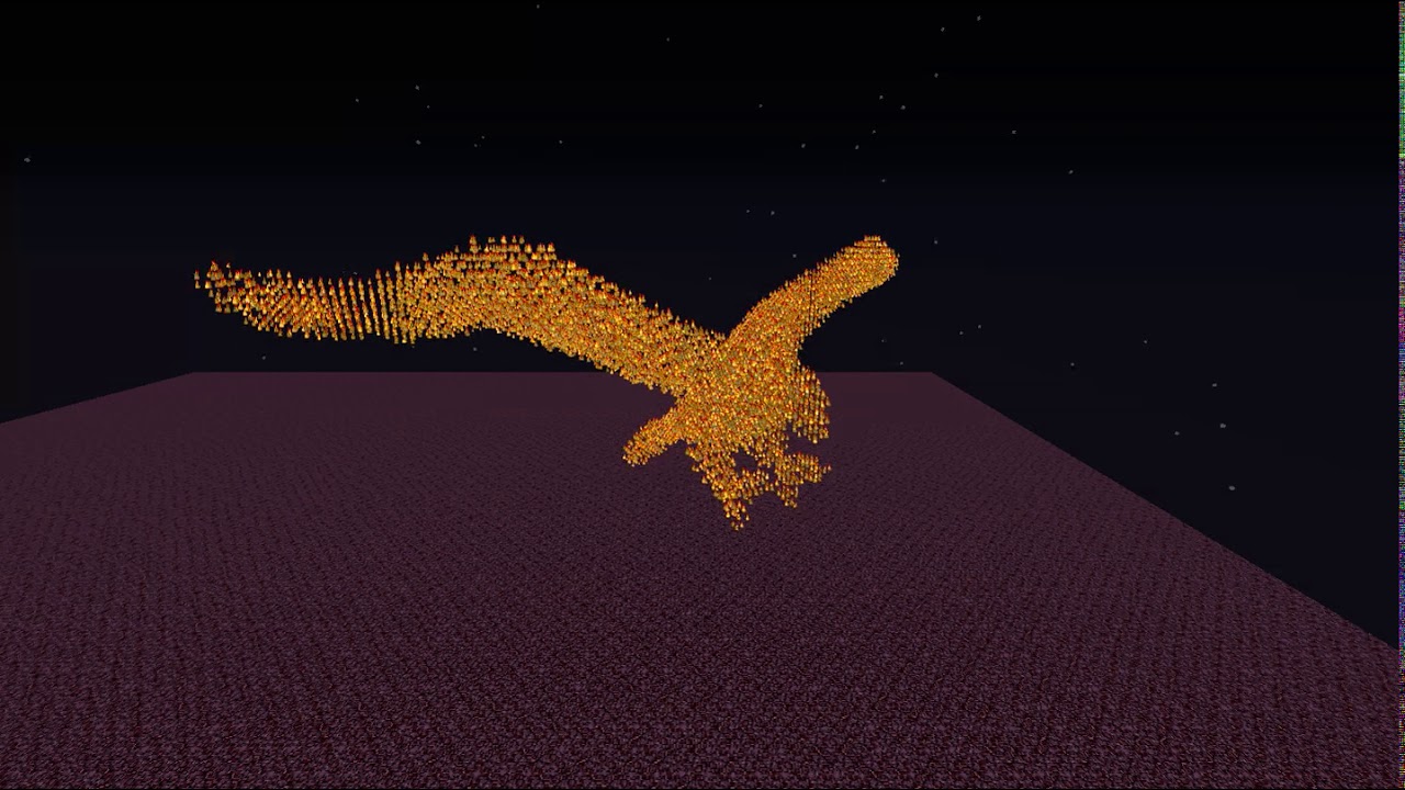 minecraft 3d modelling with particles - YouTube