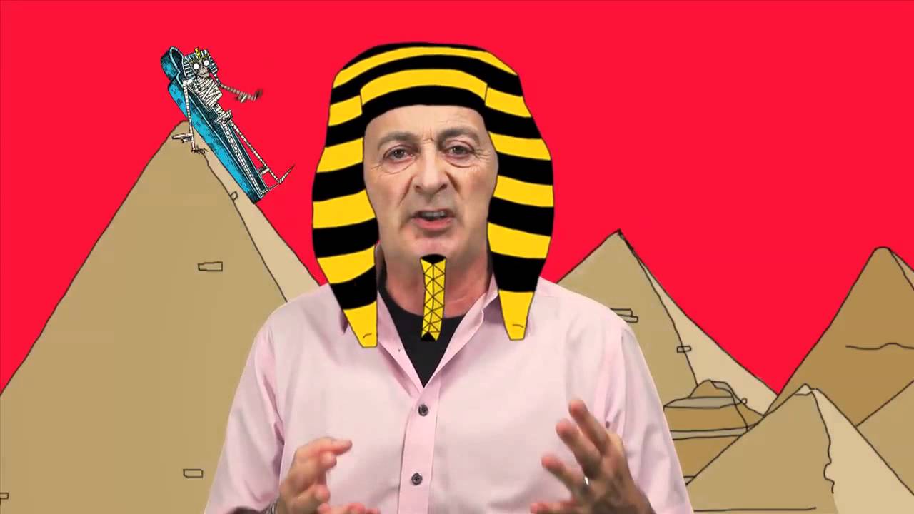 Egyptians Tony Robinson's latest Weird World of Wonders history book ...