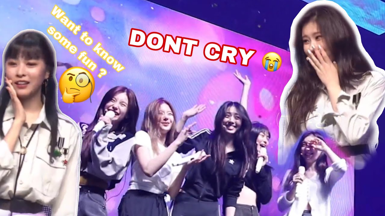 ITZY Chaeryeong Suddenly burst into tears - YouTube
