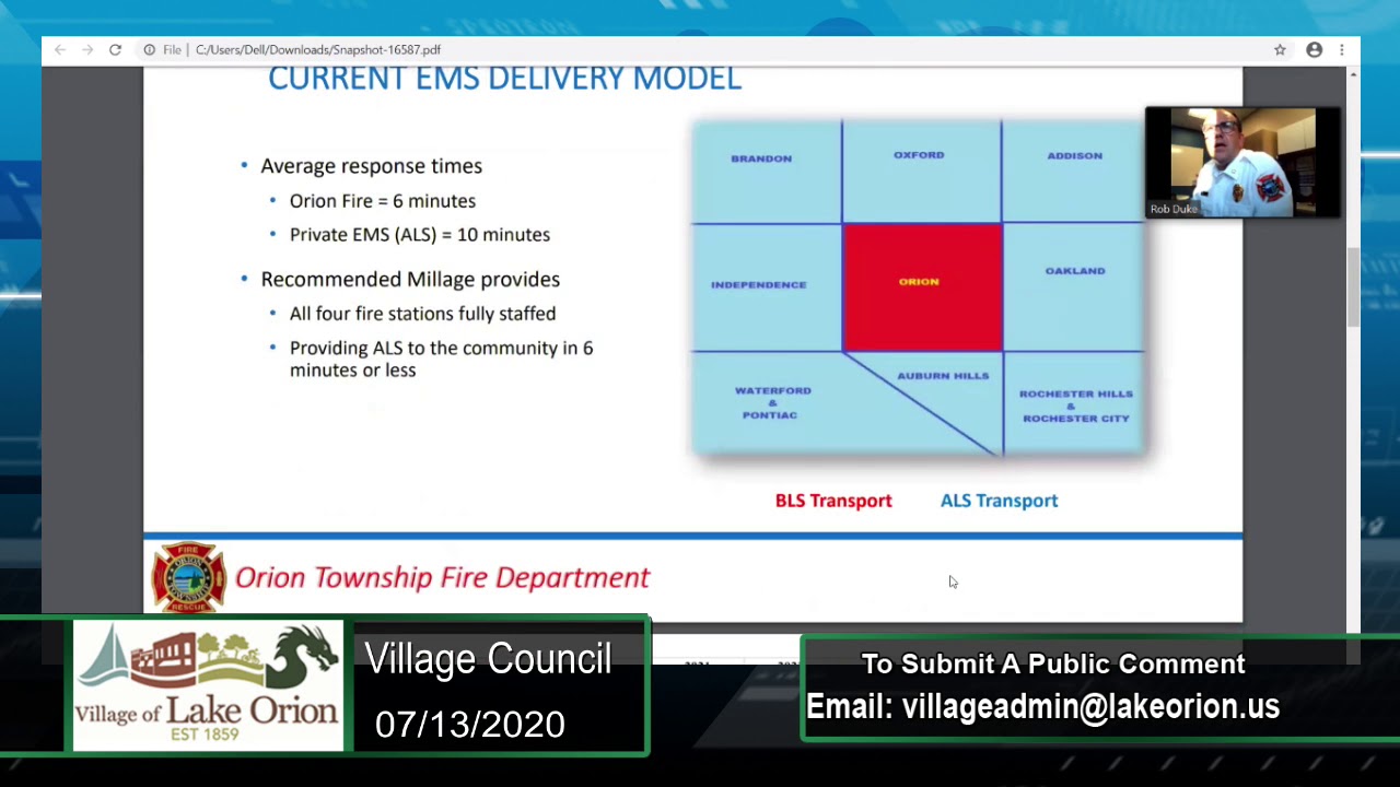 Village Council 07/13/2020 - YouTube