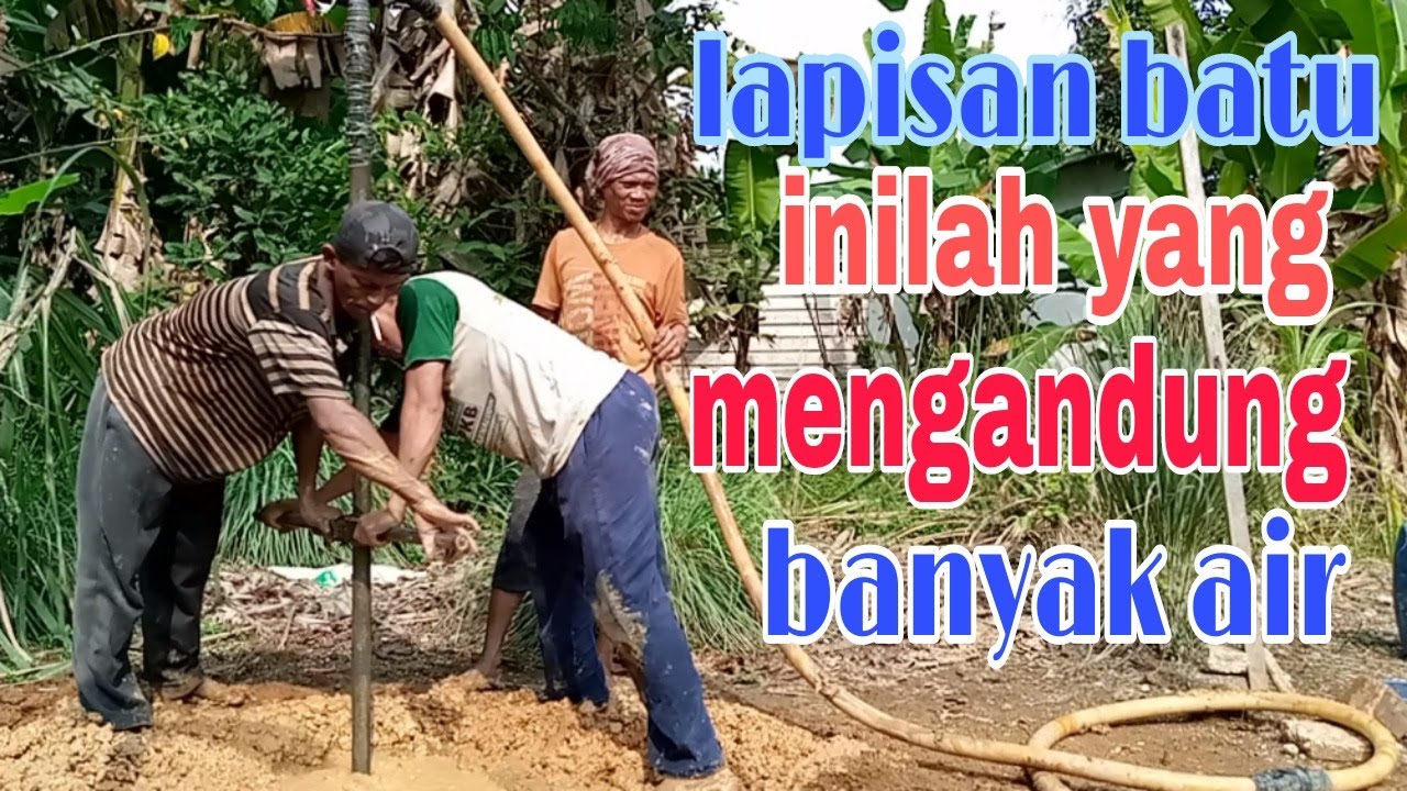 full video cara membuat sumur bor dari awal sampai akhir// sumur bor ...