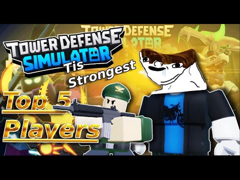 Top 5 Types of Players | Tower Defense Simulator - Roblox - YouTube