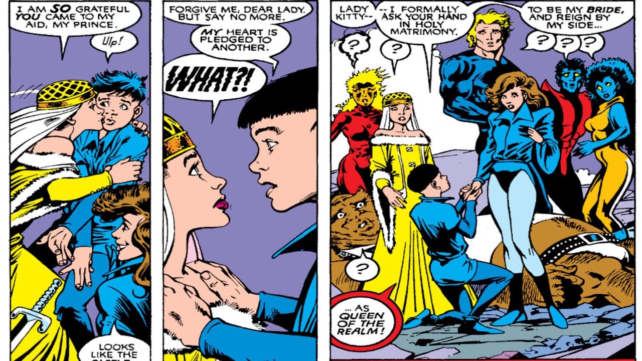 Kitty Pryde Gets Engaged To a Knight | Excalibur (1988) Cross Time ...