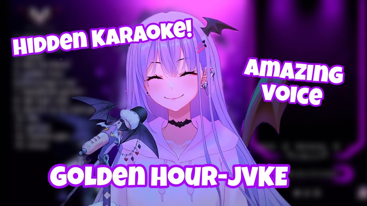 【UNARCHIVED KARAOKE】Mythia Batford Golden Hour - JVKE , Angel Voice ...