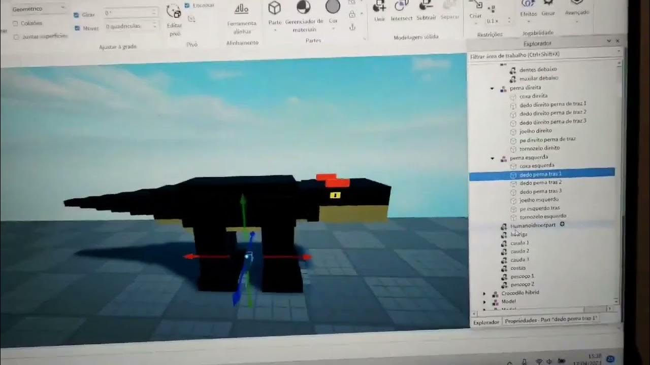 (Tutorial) como fazer rig Roblox Studio - YouTube