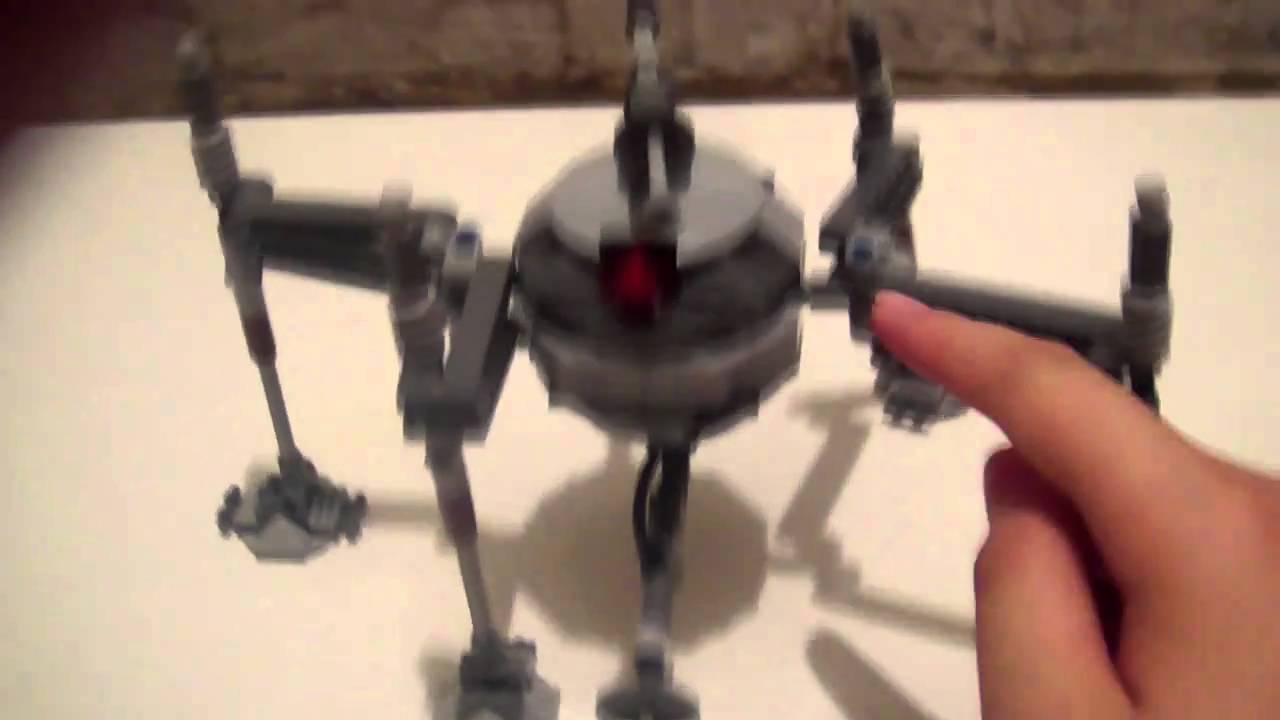 Lego Star Wars 7681 Separatist Spider Droid Review - YouTube