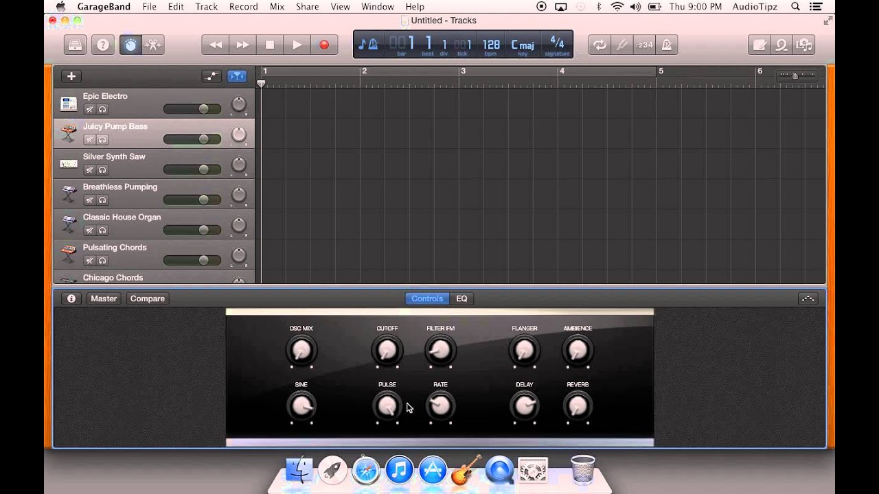 105 How To Open Control Screen In GarageBand - YouTube