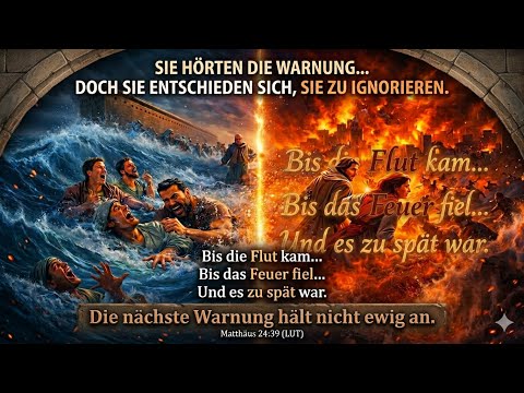 DIE ZEIT DER GNADE NEIGT SICH DEM ENDE WARTE NICHT BIS MORGEN | JESUS KOMMT BALD ENTRÜCKUNG RAPTURE