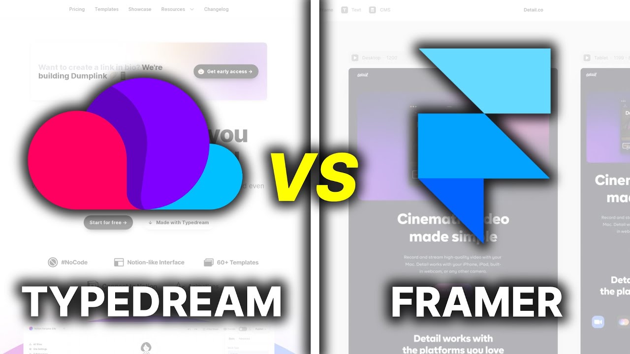 Typedream vs Framer | Best Website Builder Software 2025 (Which One Is Better?) - YouTube