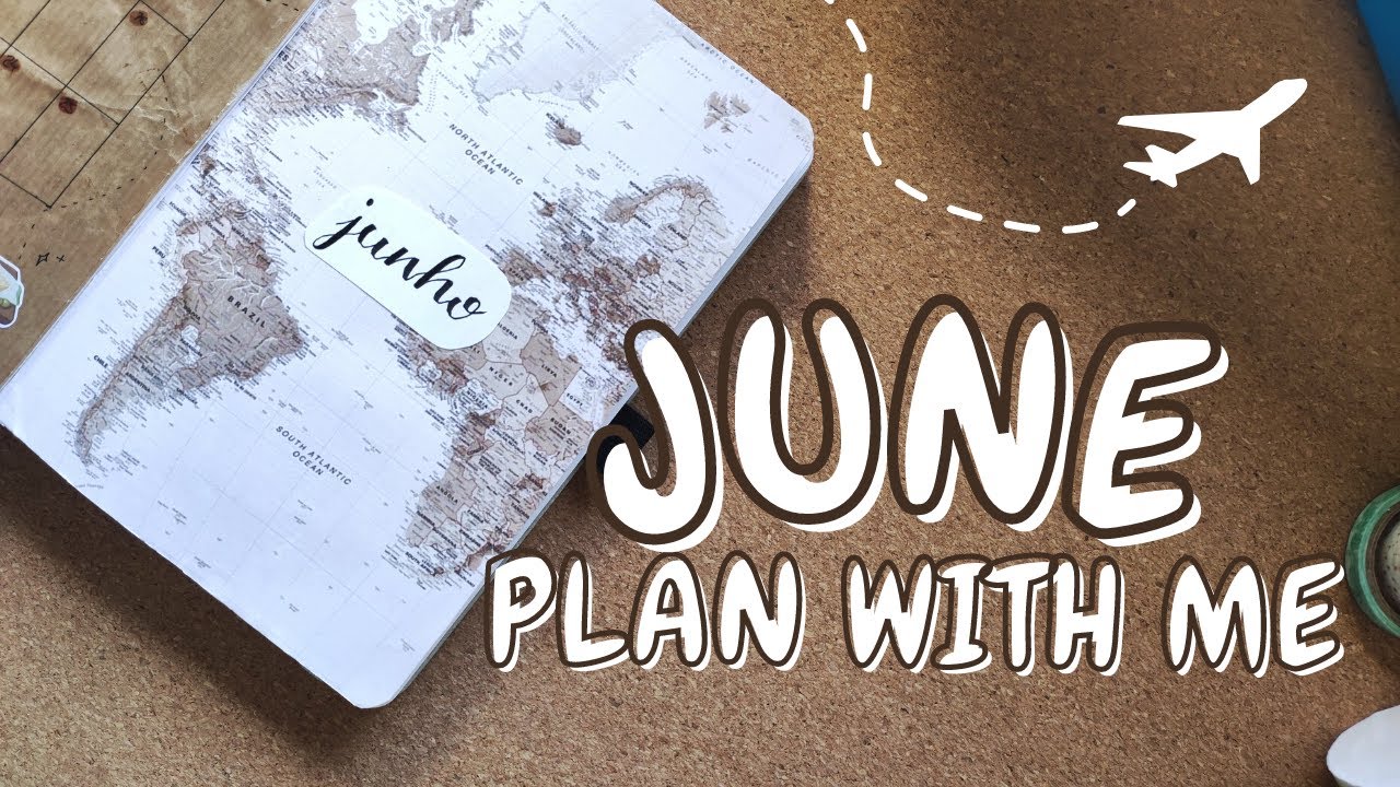 June Plan With Me | 2023 Bullet Journal Spreads 🤎 - YouTube