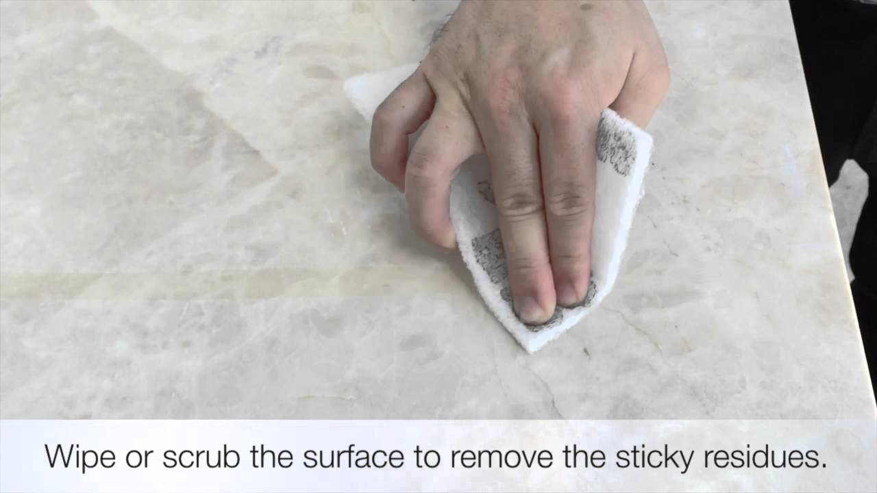 Removal of Tough Stains Like Adhesives & Streak Marks | East Chem ...
