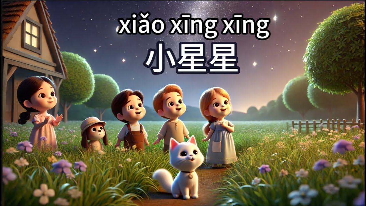 小星星 (Twinkle Twinkle Little Star) | Chinese Nursery Rhyme for Kids 中文兒歌 ...