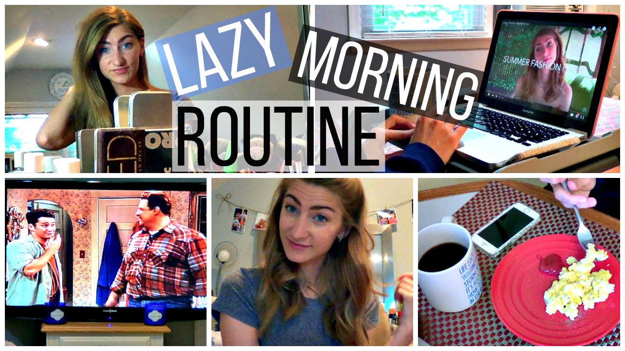 Lazy Morning Routine | Summer 2015 - YouTube
