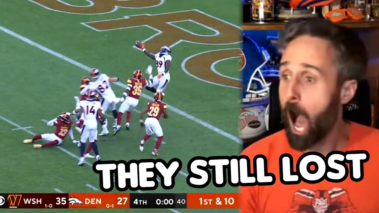 Brandon Perna Reacts to INSANE Broncos Loss to Commanders - YouTube