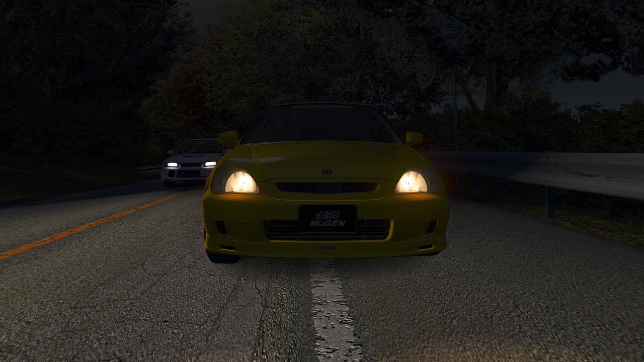 Touge Battle EVO VI vs EK9 Type R - YouTube