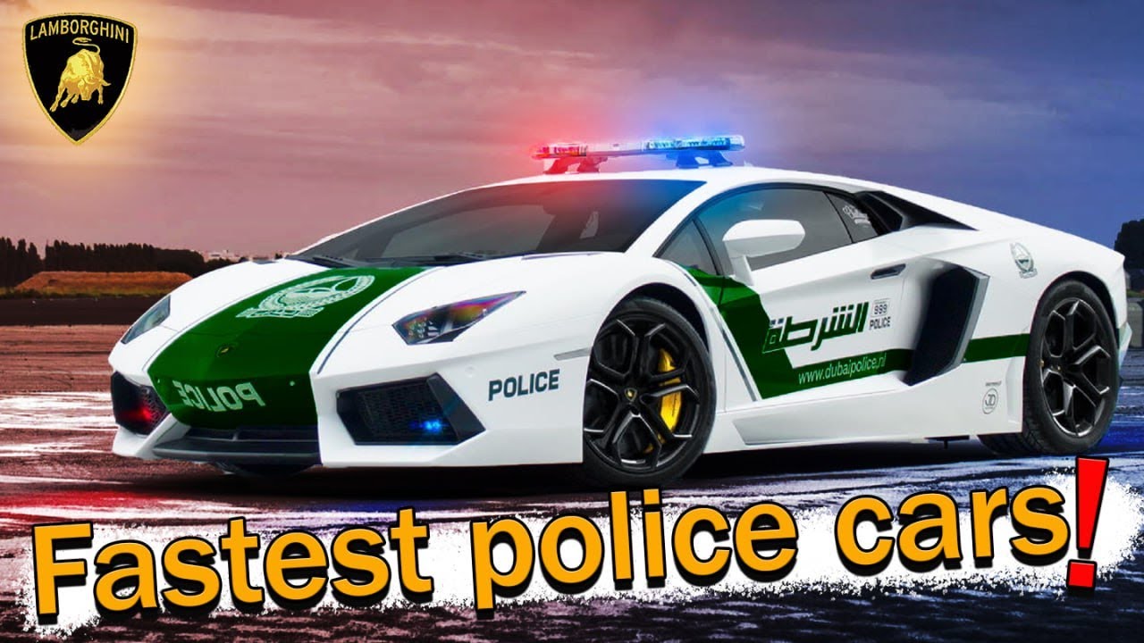 Top 10 fastest police cars in the world - YouTube