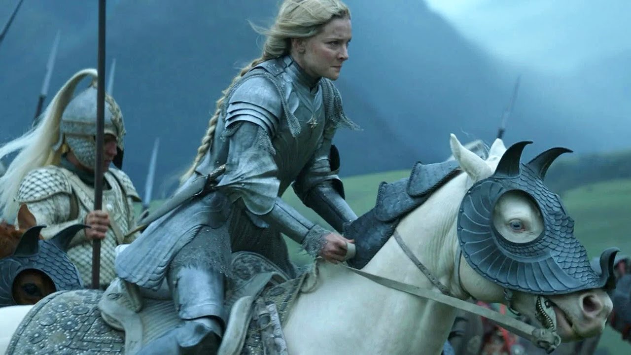 Galadriel Commander of the Northern Armies horseplay, The Rings of ...