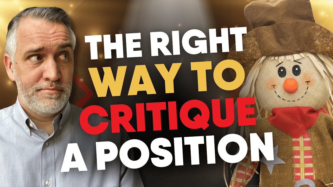 Do THIS Before You CRITIQUE Someone's Position | Leighton Flowers ...