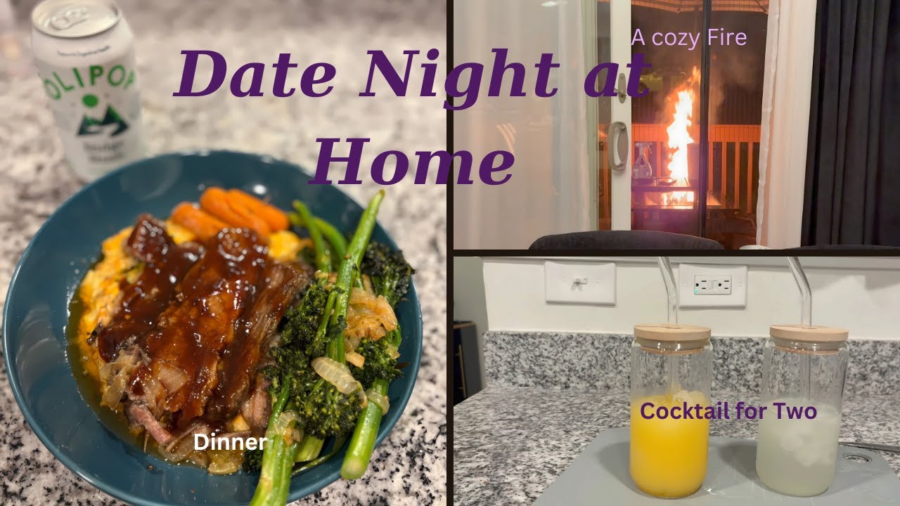 Date Night at Home with BBQ Brisket and Cocktails - YouTube
