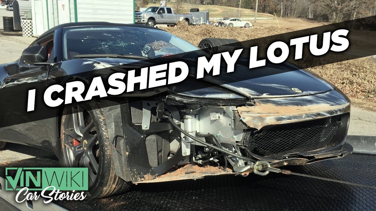 I crashed my Lotus Evora at my first track day - YouTube