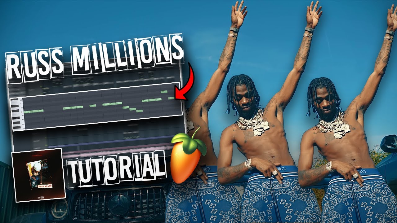 HOW TO MAKE STURDY RUSS MILLIONS TYPE BEATS (fl studio uk drill ...