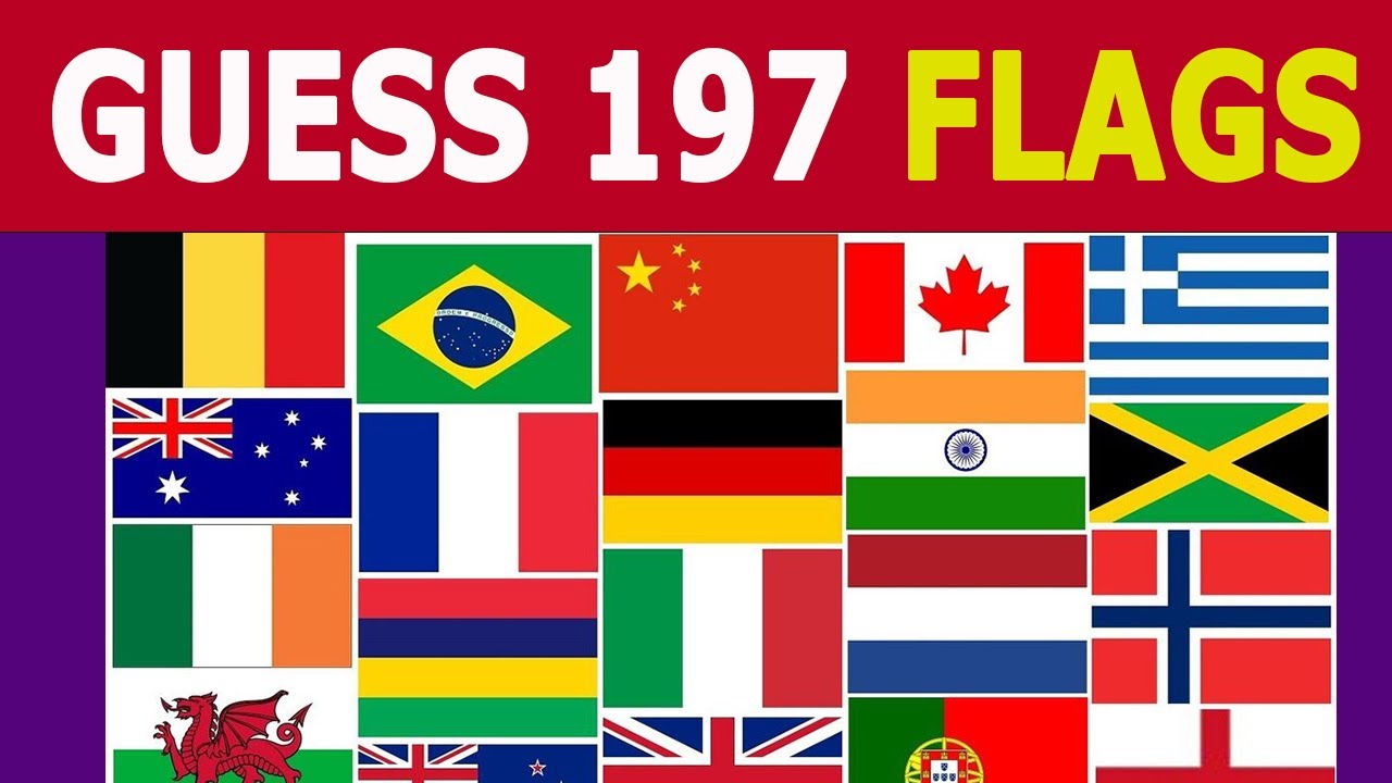 Can You Guess The 197 Flags Of the World. - YouTube