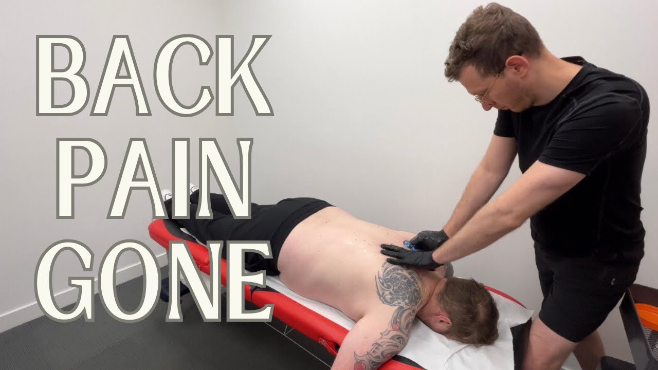 DEEP TISSUE MASSAGE for Back Pain Relief - YouTube