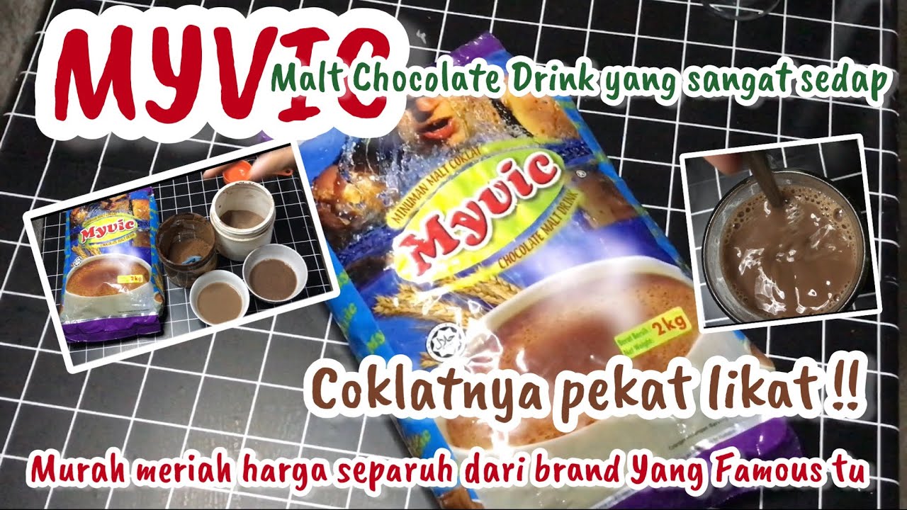 MYVIC // rahsia malt coklat yang sedap, coklatnya pekat likat dengan ...