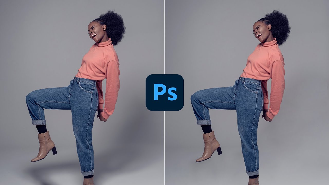 Easily Remove Background SHADOWS in Photoshop - YouTube