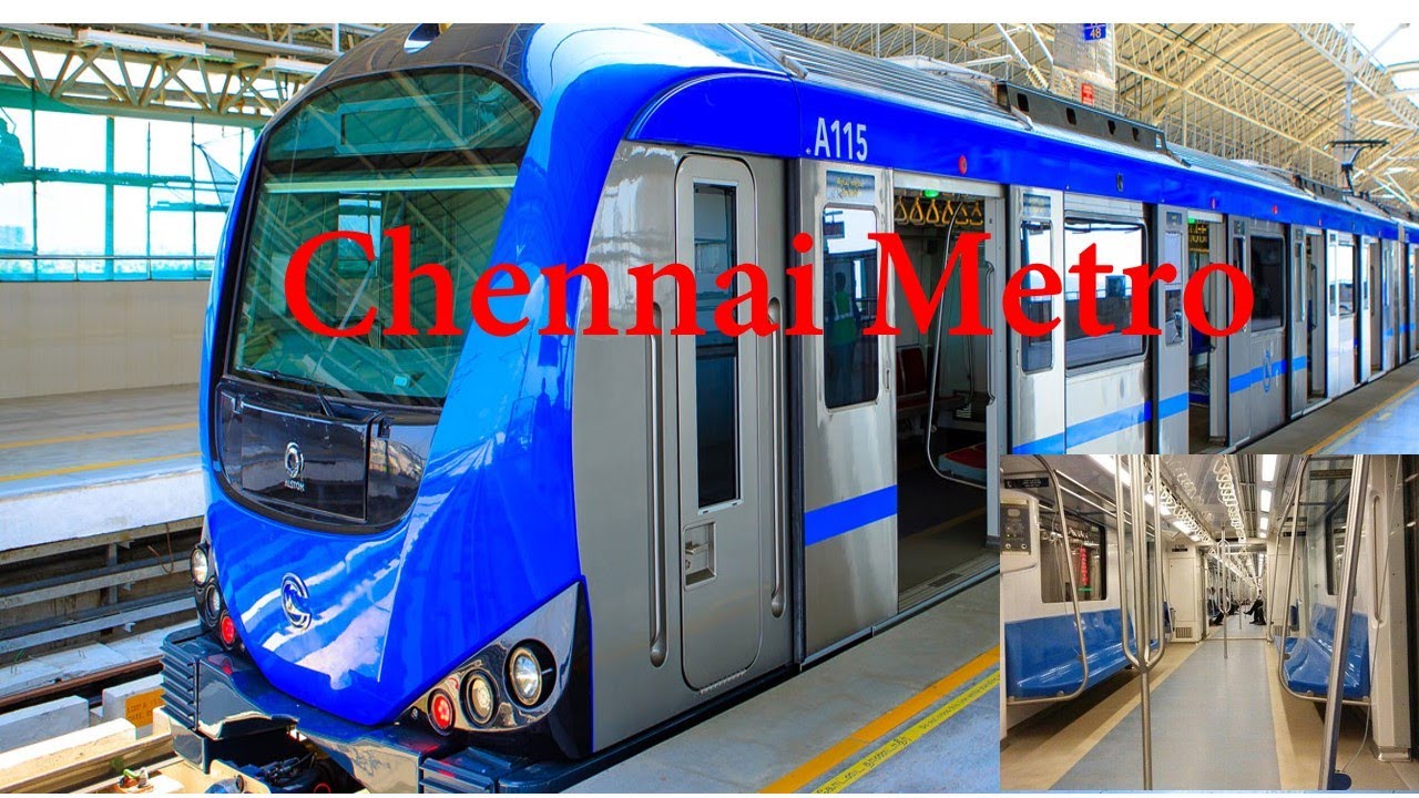Chennai Metro Train | Chennai To Mannady | - YouTube