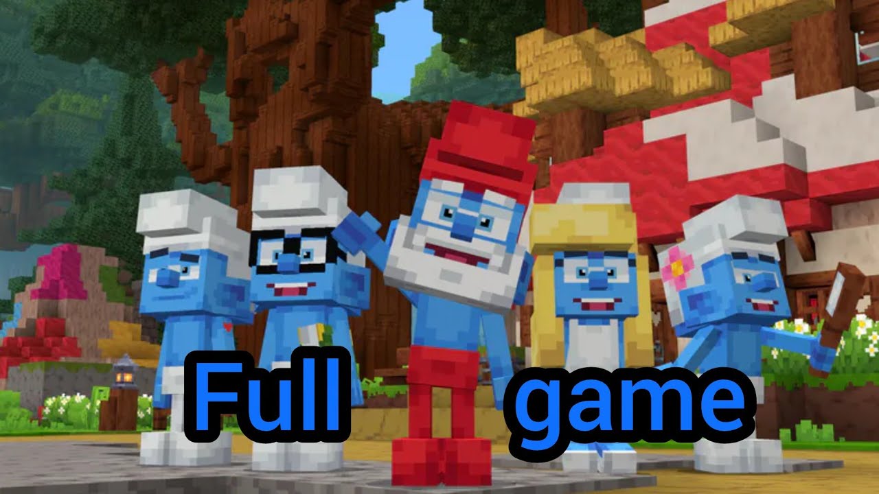 Minecraft × smurfs | minecraft smurfs dlc full game | smurfs in ...