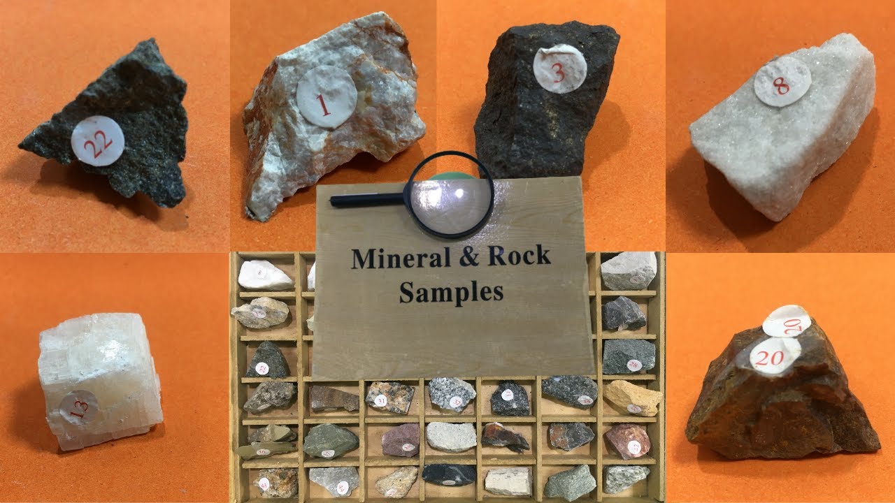 MINERAL AND ROCK SAMPLES | Rocks and Minerals | Short Description on ...