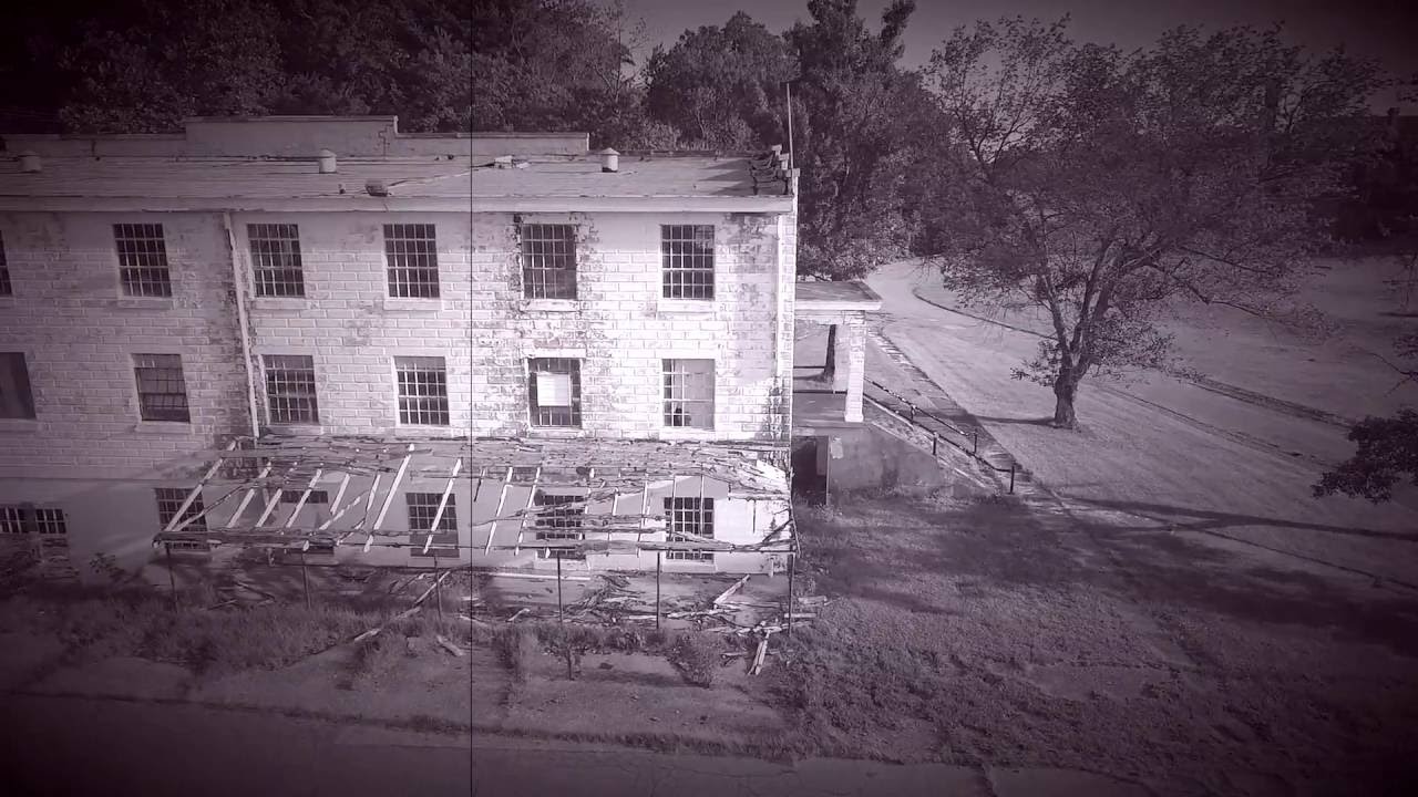 Drone view, drone in the past? 1911. Crownsville Hospital Center in ...