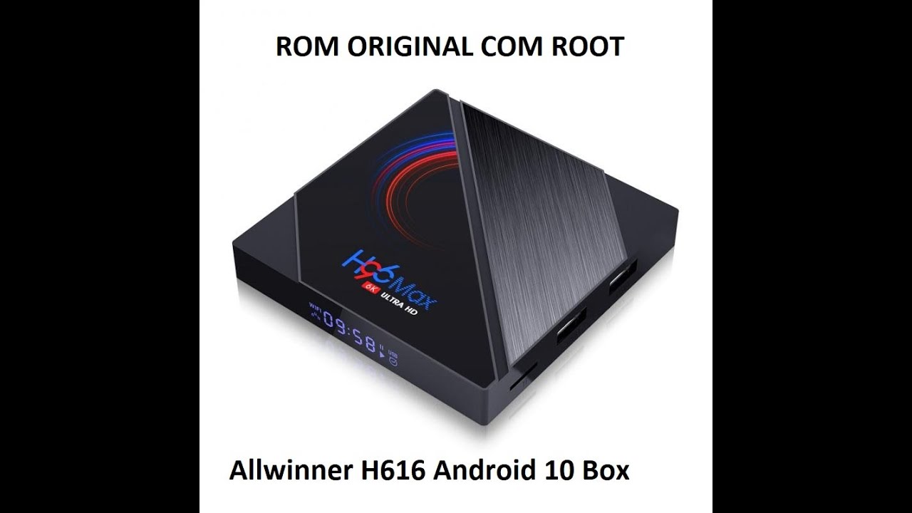Rom H96 Max original com ROOT Allwinner H616 Android - YouTube