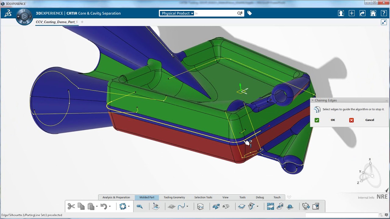 Easily Create A Mold Parting Line Using Reflect Line With CATIA 3D easily-create-a-mold-parting-line-using-reflect-line-with-catia-3d
