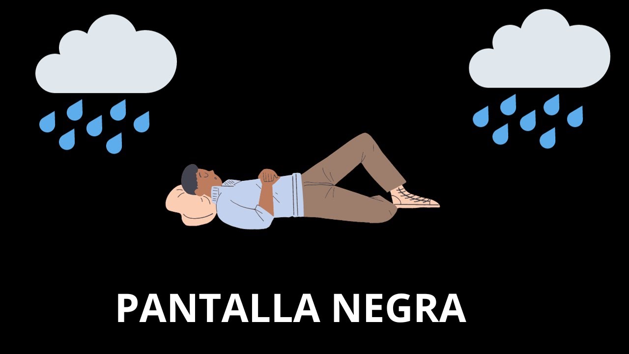 "Lluvia Tranquila: Escucha y Observa la Lluvia en la Oscuridad Total ...