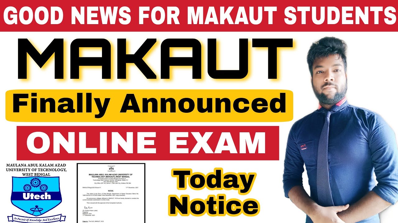 MAKAUT Finally Announced Conduct Online Exam For The Current Odd makaut-finally-announced-conduct-online-exam-for-the-current-odd