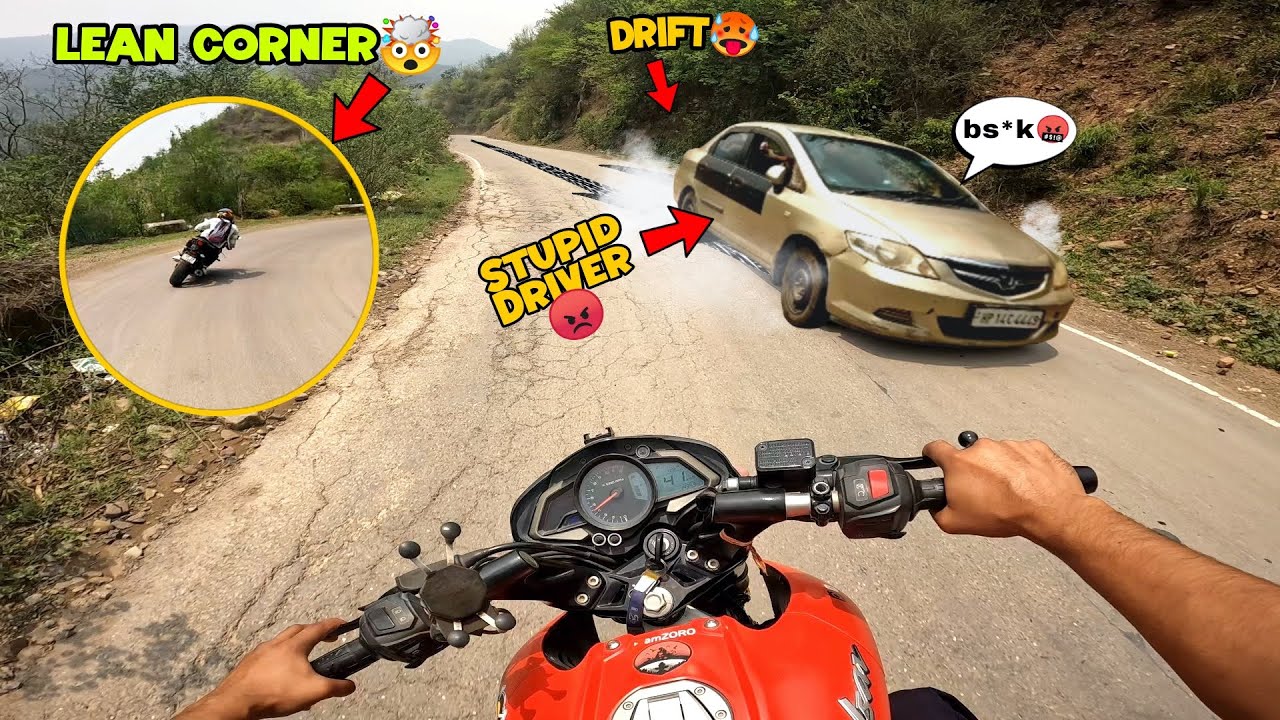 Lean Corner Pe Drift Maar Di 🤬| Mountain Racing GONE WRONG 🚀| Extremely Narrow Roads☠️ - YouTube