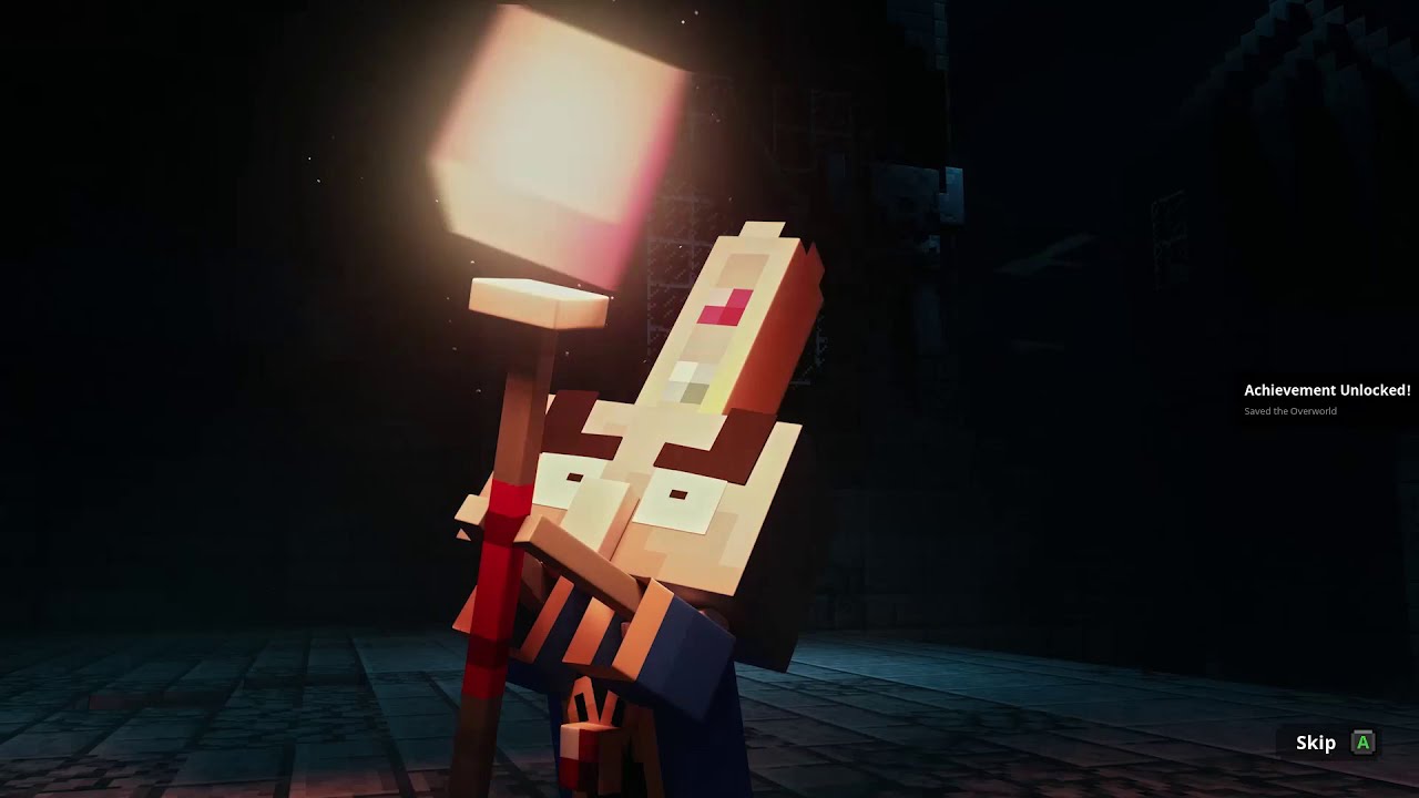 Minecraft Dungeons (PC) walkthrough - Ending - YouTube