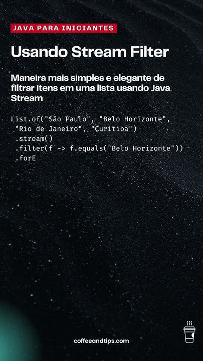 Usando Java Stream Filter - YouTube