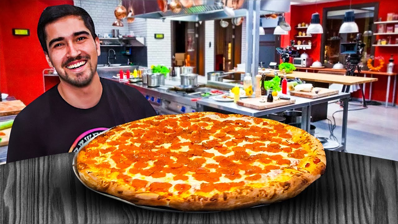 Eating a "45"-inch PIZZA!!!! - YouTube